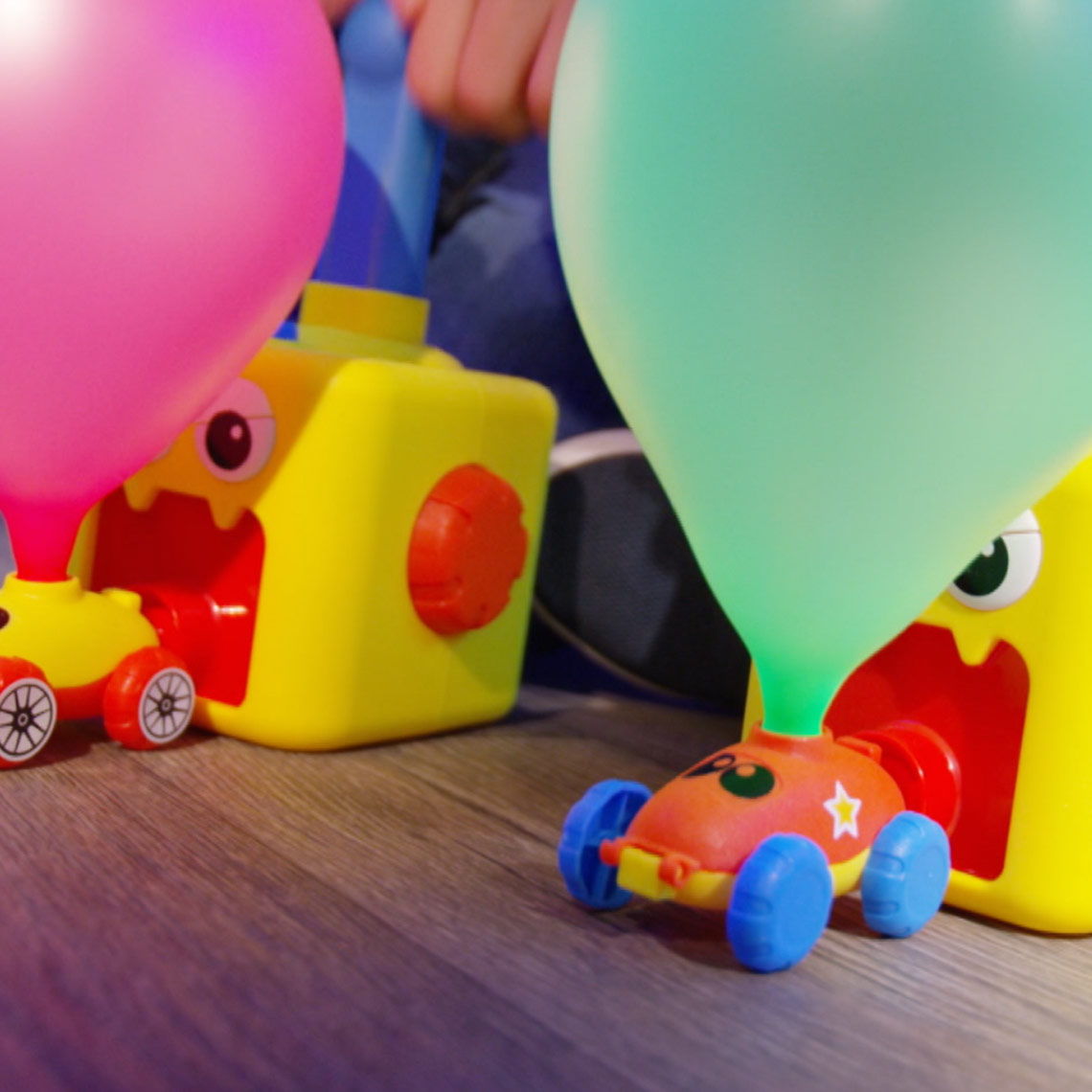 Balloon Zoom ballonbetriebenes Spielzeugset