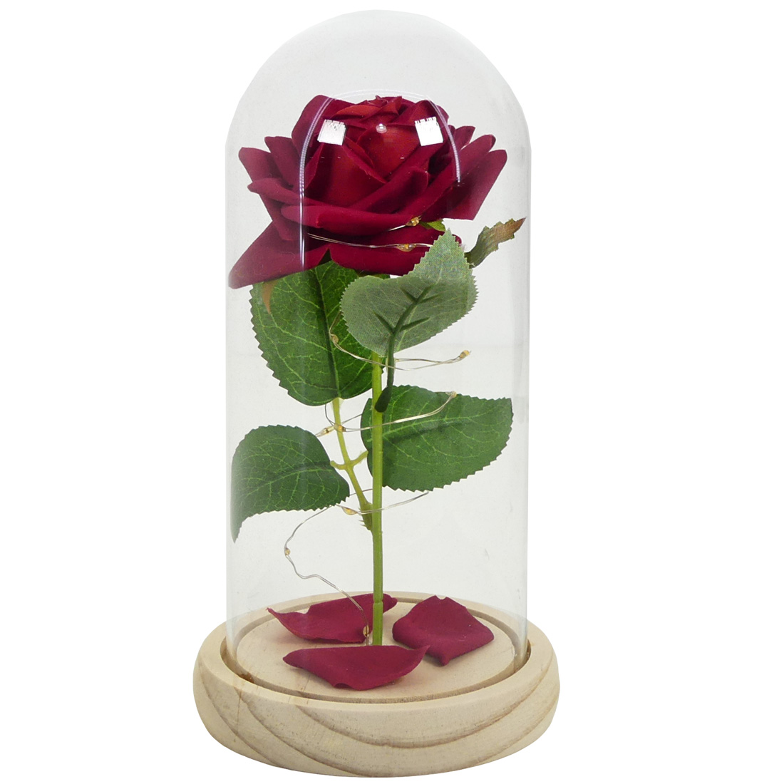 Ewige Rose mit Beleuchtung